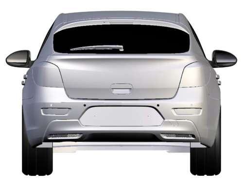 A rear rendering of the 2011 Chevrolet Cruze Hatchback | Torque News